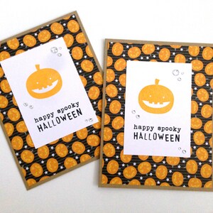Halloween Card Set Happy Halloween Card Pumpkin Card Trick or Treat ...
