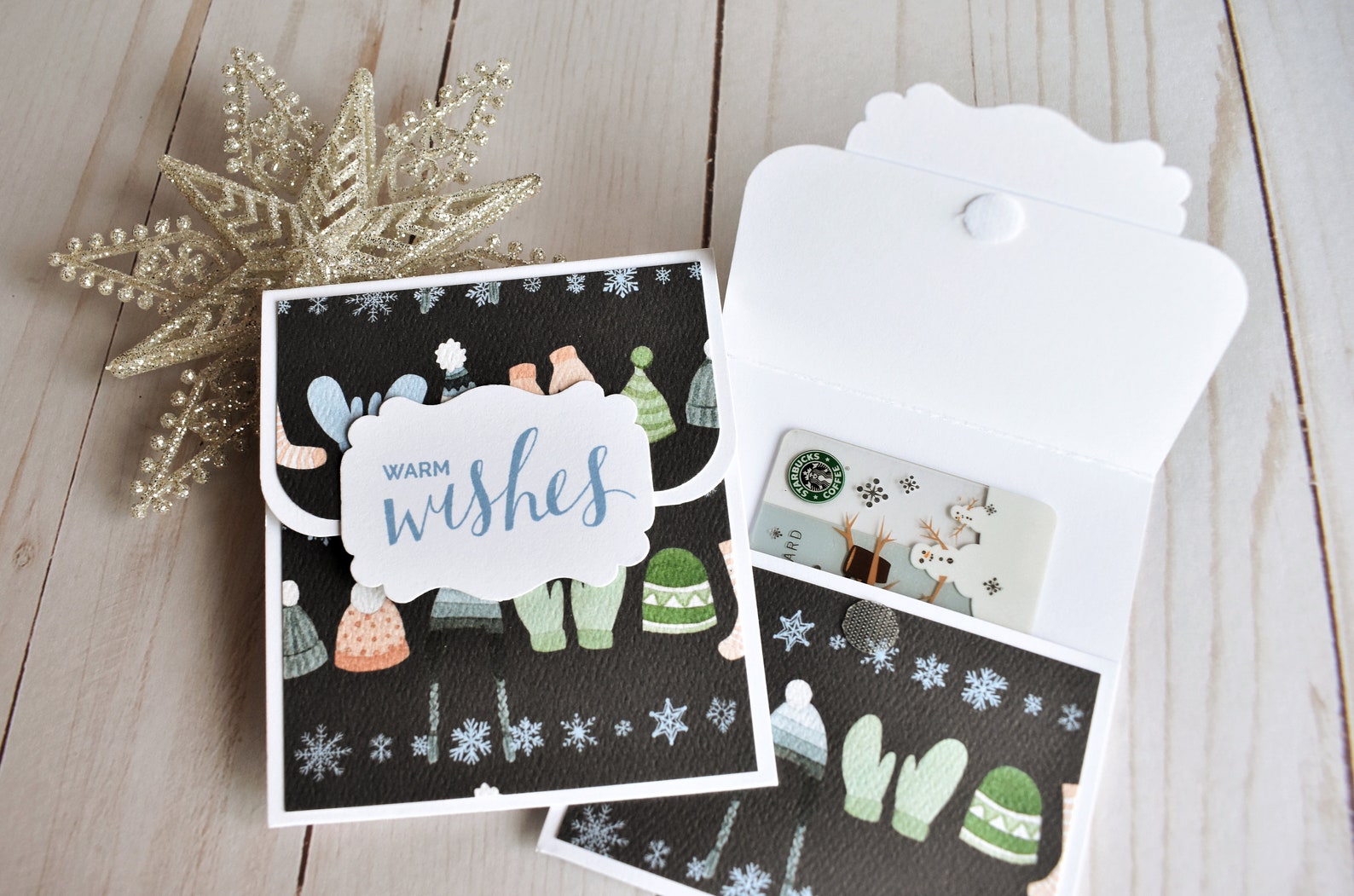 Christmas Gift Card Holder Holiday Gift Card Holder Unique - Etsy