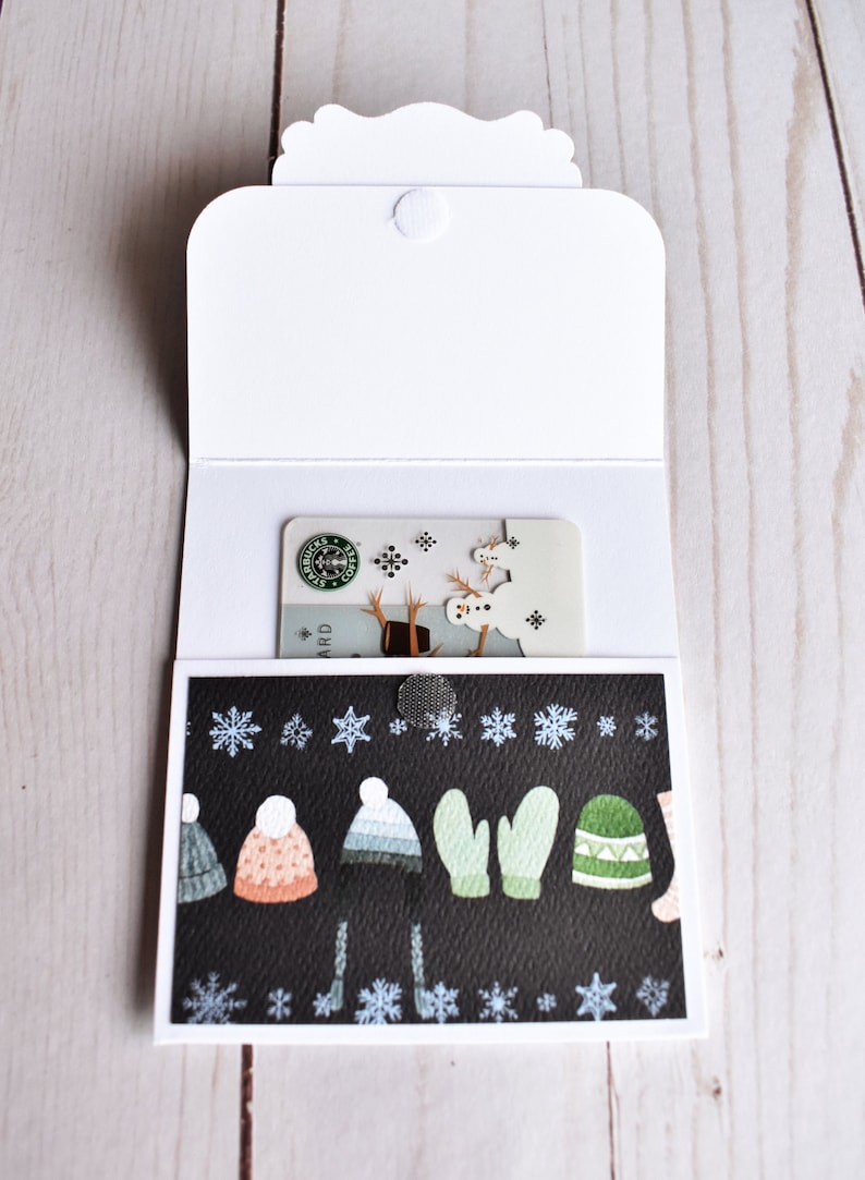 Christmas Gift Card Holder Holiday Gift Card Holder Unique - Etsy