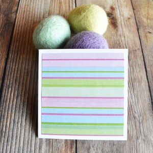 Blank Handmade Mini Easter Cards Set of 4 Mini Easter Notecards With ...