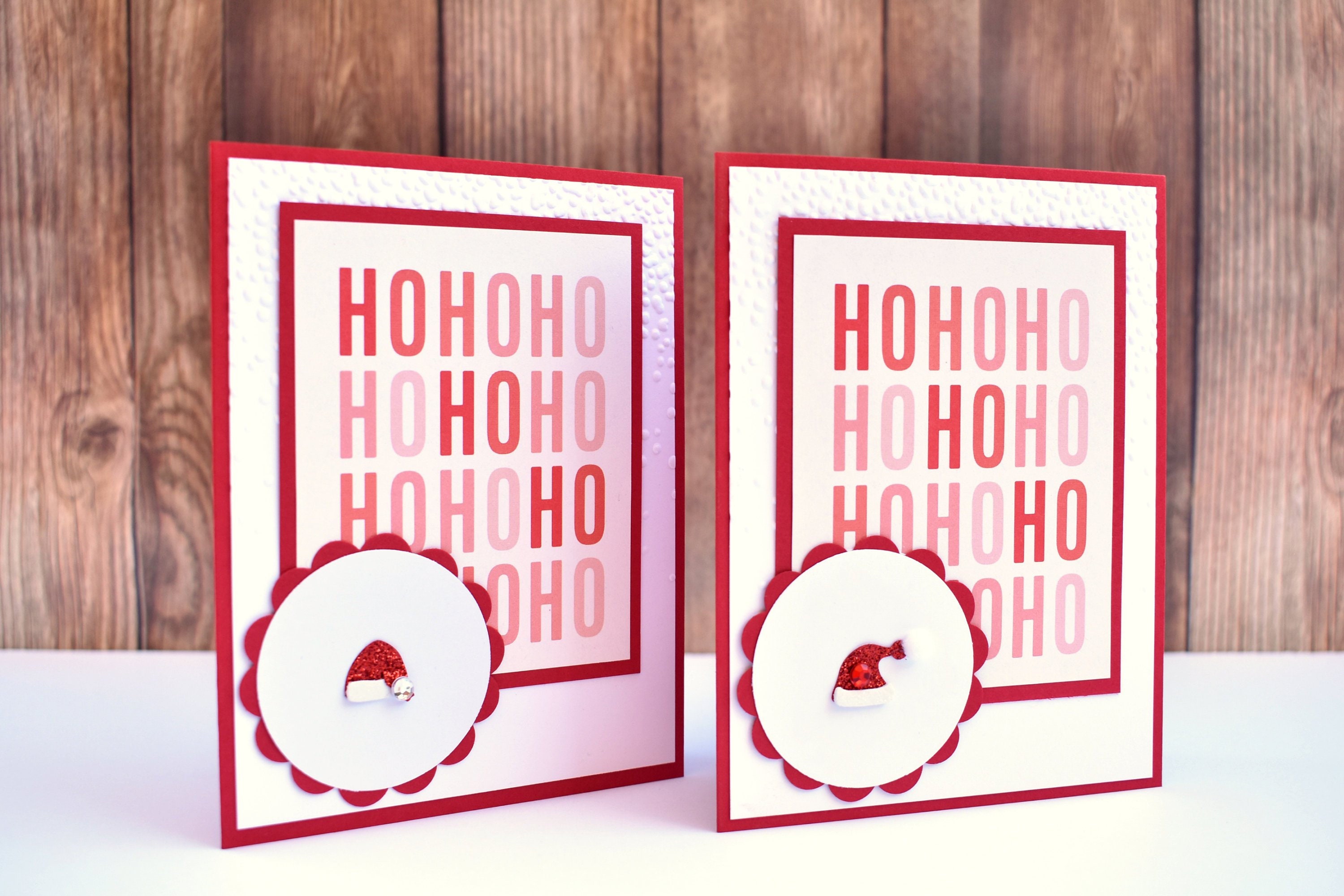 Handmade Santa Christmas Cards Christmas Cards for Friends - Etsy