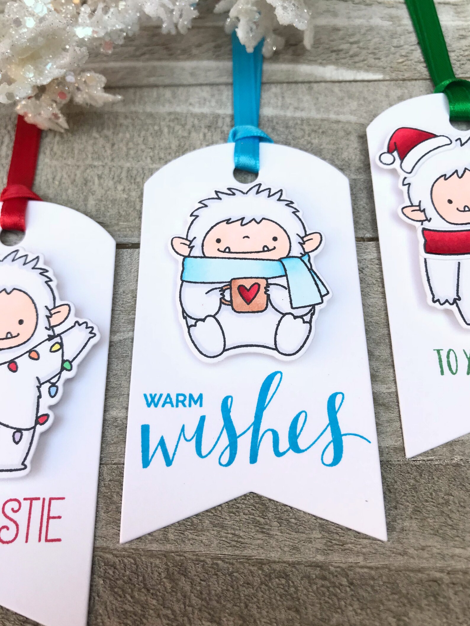 Handmade Christmas Tags Cute 3D Present Tags Handmade - Etsy