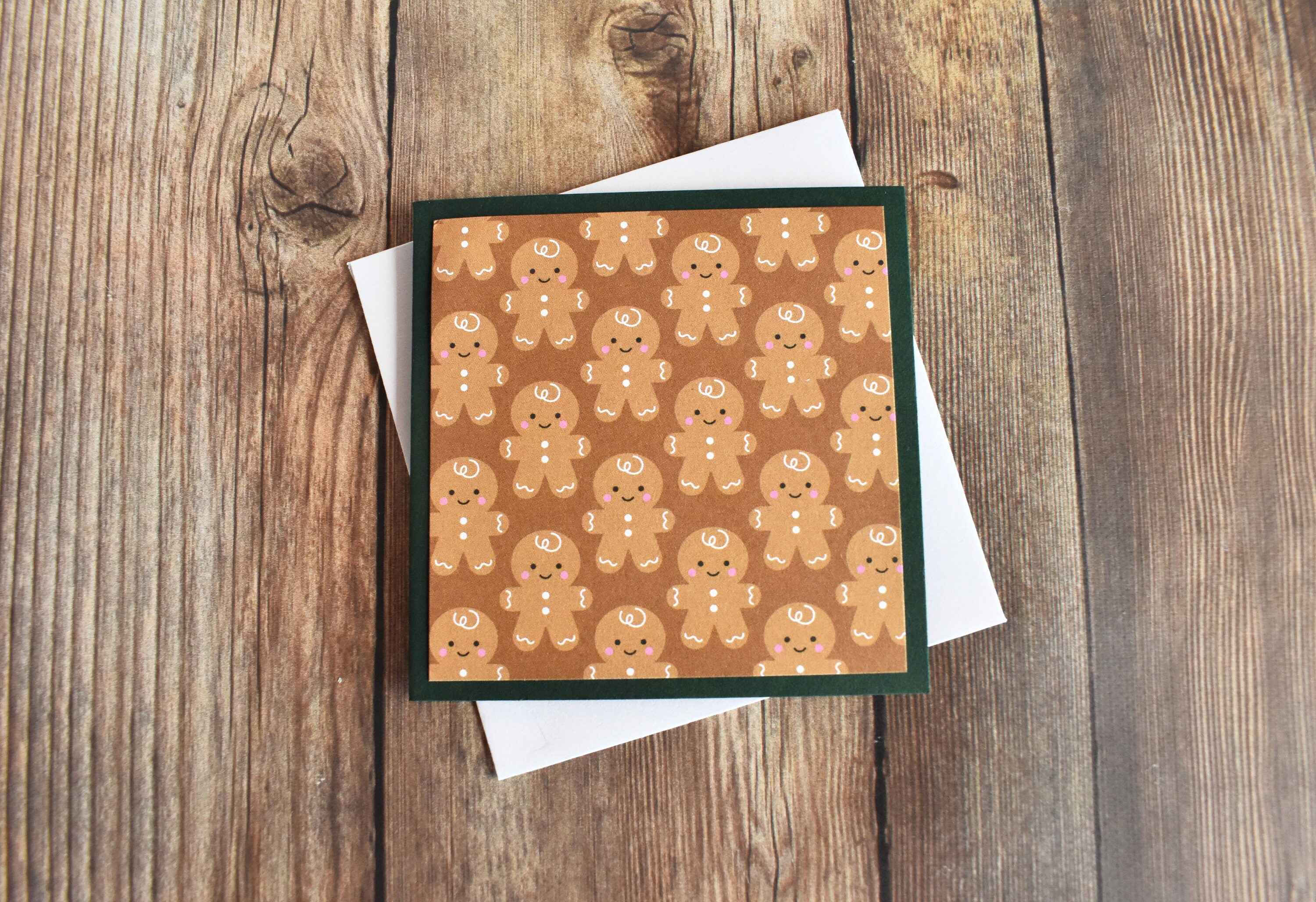 Mini Christmas Cards - Mini Holiday Cards - Tiny Gingerbread Christmas ...
