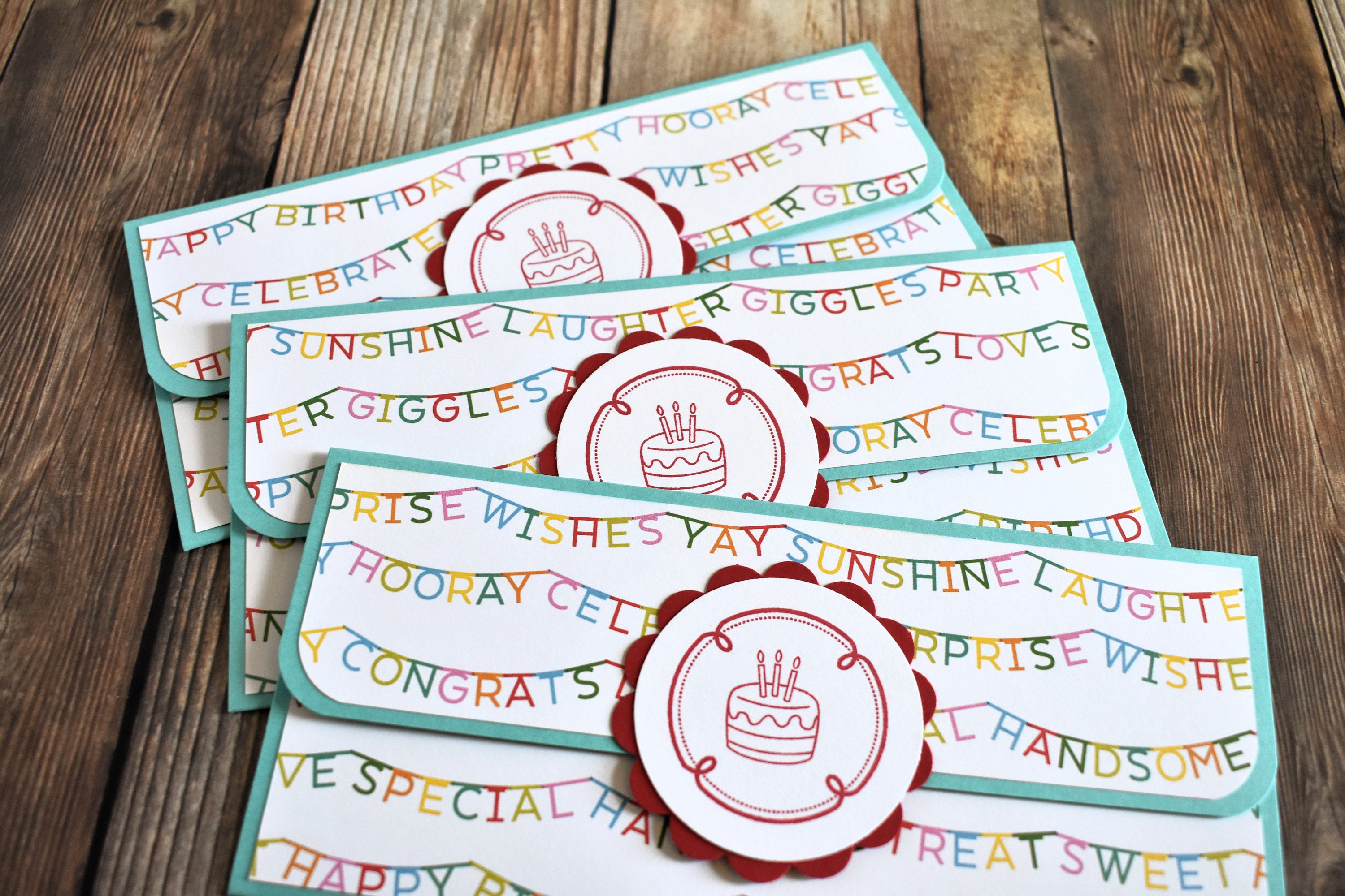 Handmade Birthday Check Envelope - Birthday Money Gift for Nephew ...