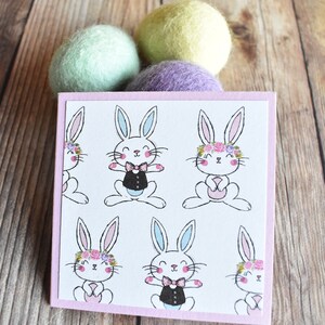 Mini Easter Note Cards Easter Bunny Cards Easter Basket Gifts for Kids ...