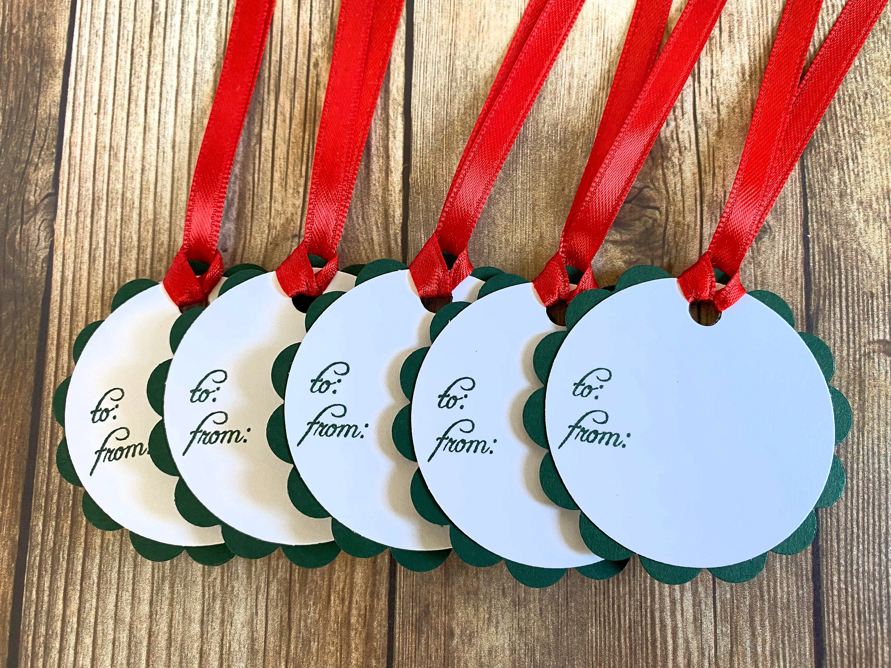 Christmas Gift Tags Holiday Gift Tag Set Christmas Favor Tags Glitter ...