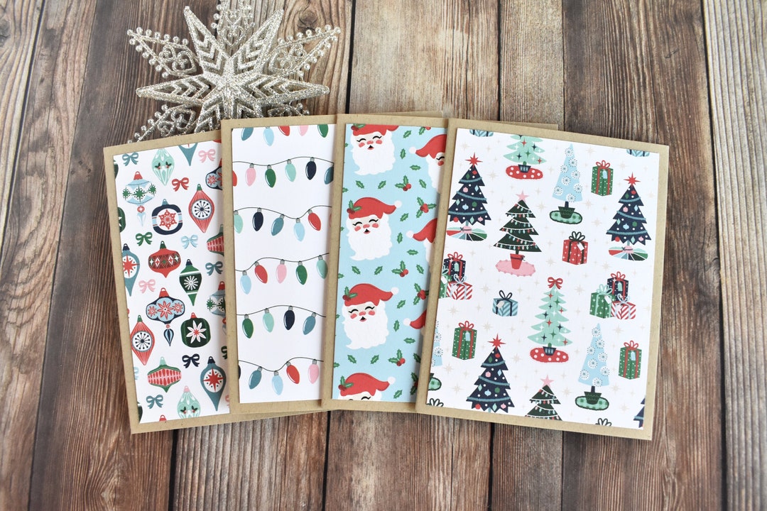 Handmade Christmas Stationery Set Santa Holiday Stationery Paper ...