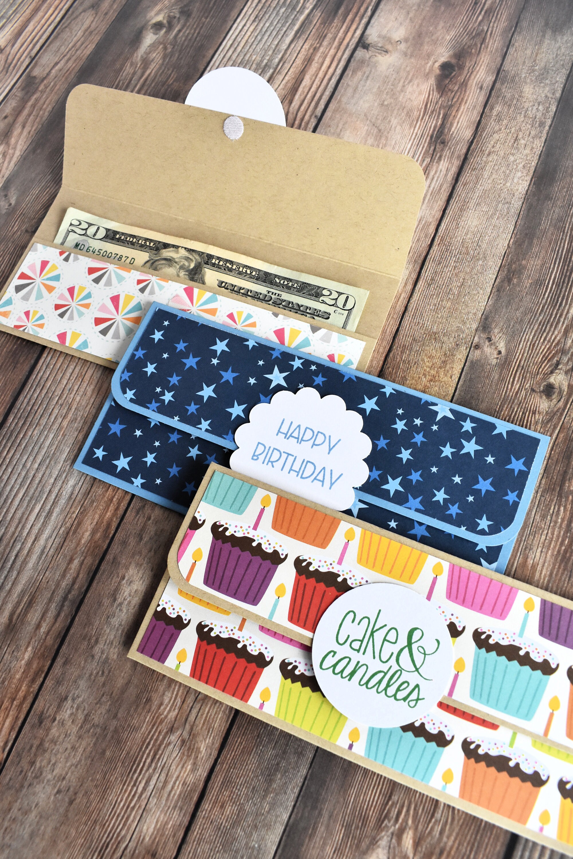 Handmade Money Envelopes - Step Mom Happy Birthday Cash Envelopes ...