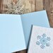 Snowflake Card Set Boxed Holiday Cards Embossed Christmas - Etsy