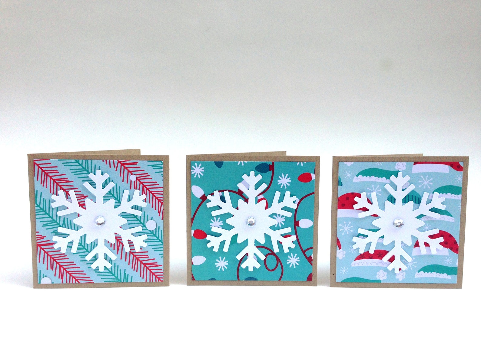 Mini Christmas Cards Mini Holiday Cards Tiny Christmas - Etsy