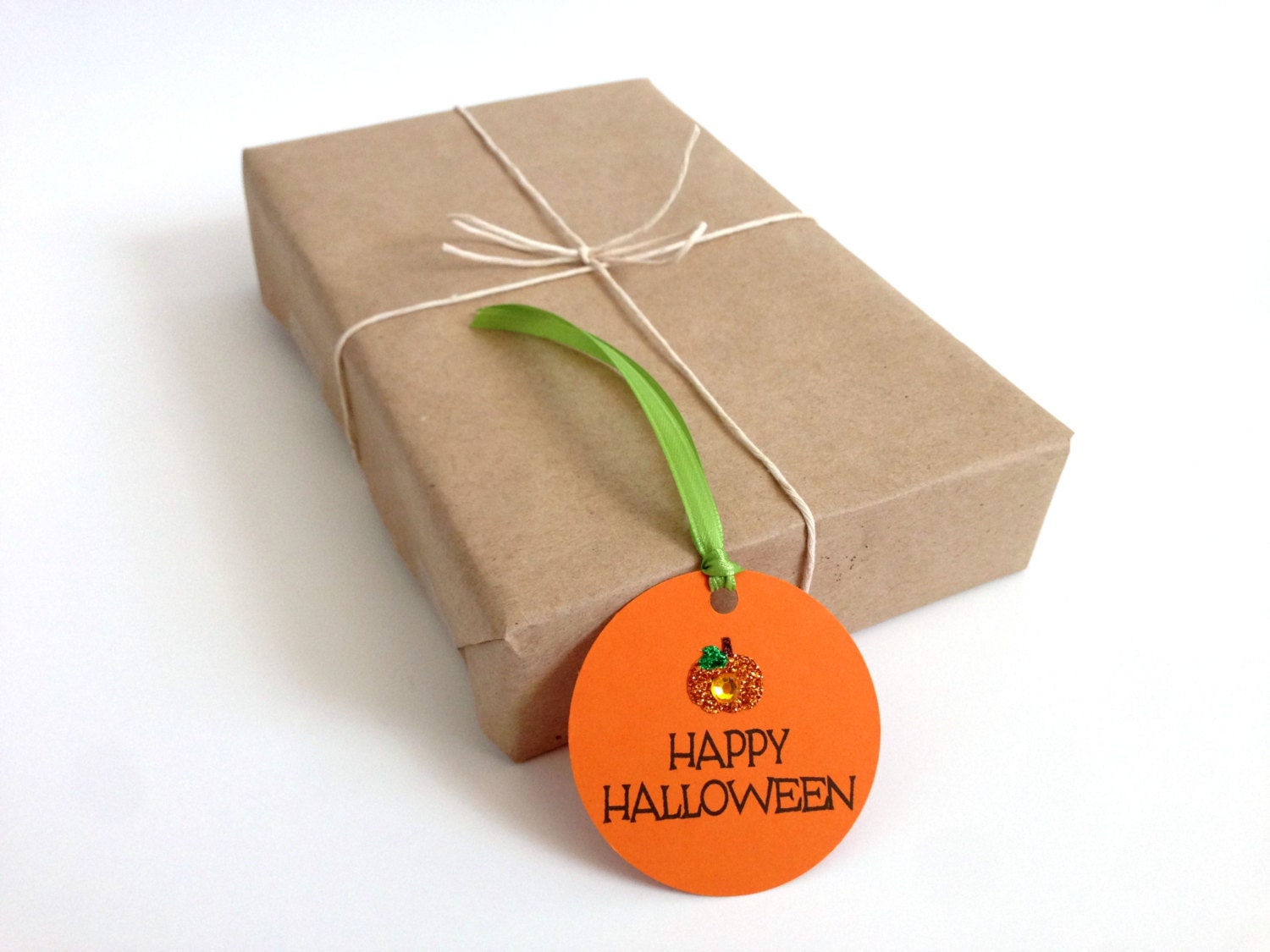 Halloween Tags Pumpkin Tags Happy Halloween Gift Tags Trick or Treat ...