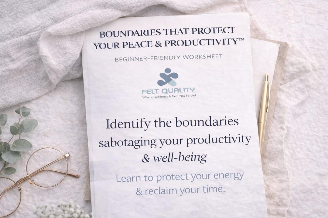 Boundaries That Protect Your Peace & Productivity™ - Etsy