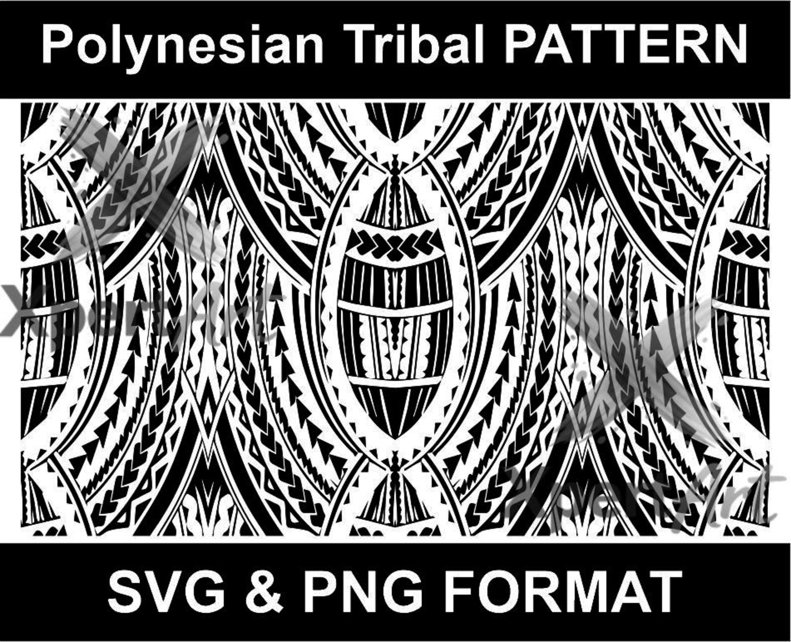 Tribal SVG and PNG Graphic |melanesian and Polynesian Pattern - Etsy