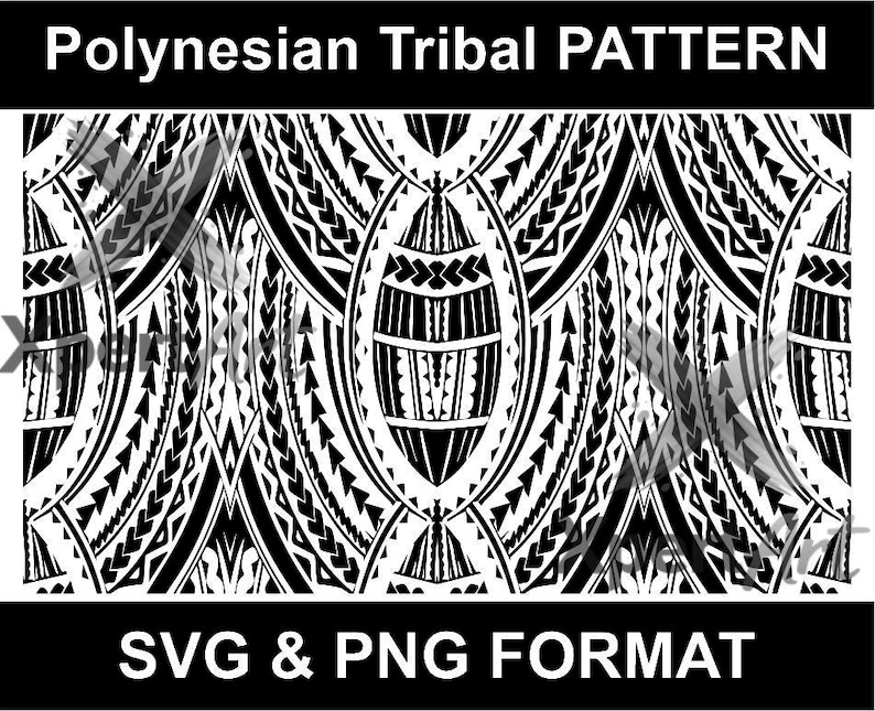 Tribal SVG and PNG Graphic |melanesian and Polynesian Pattern - Etsy
