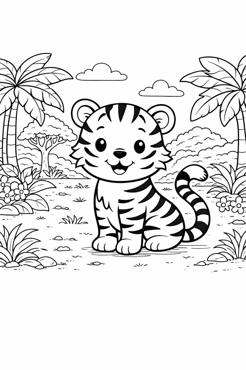 Zoo Color by Number Printable for Kids | Animal Coloring Pages ...
