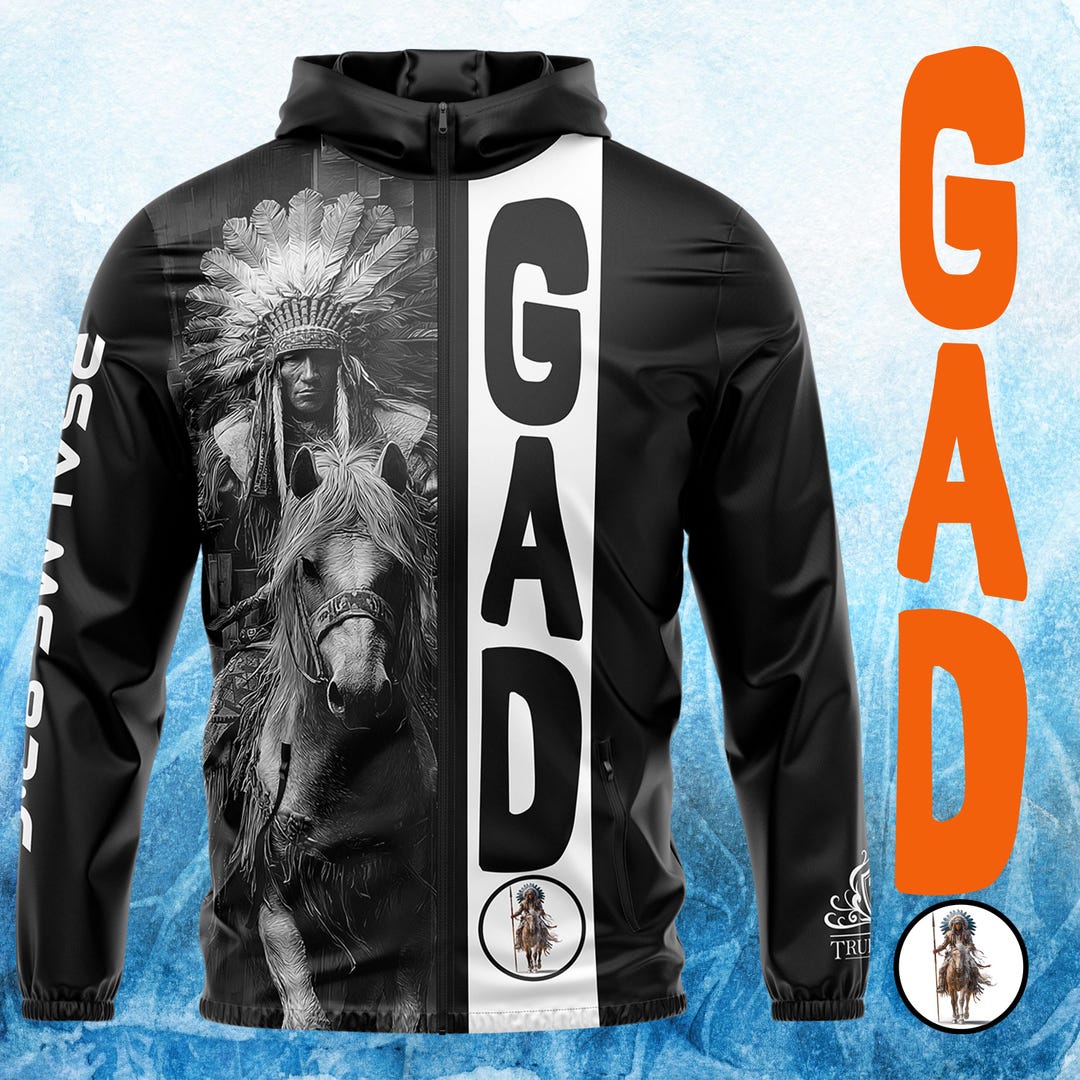 Israelite Tribe of Gad Jacket | Native Warrior Art Coat | Psalms 82:6 ...