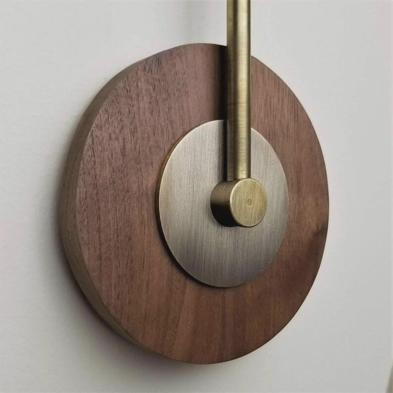 Mid Century Modern Brass Cone Sconce | Italian Stilnovo Wall Lamp ...