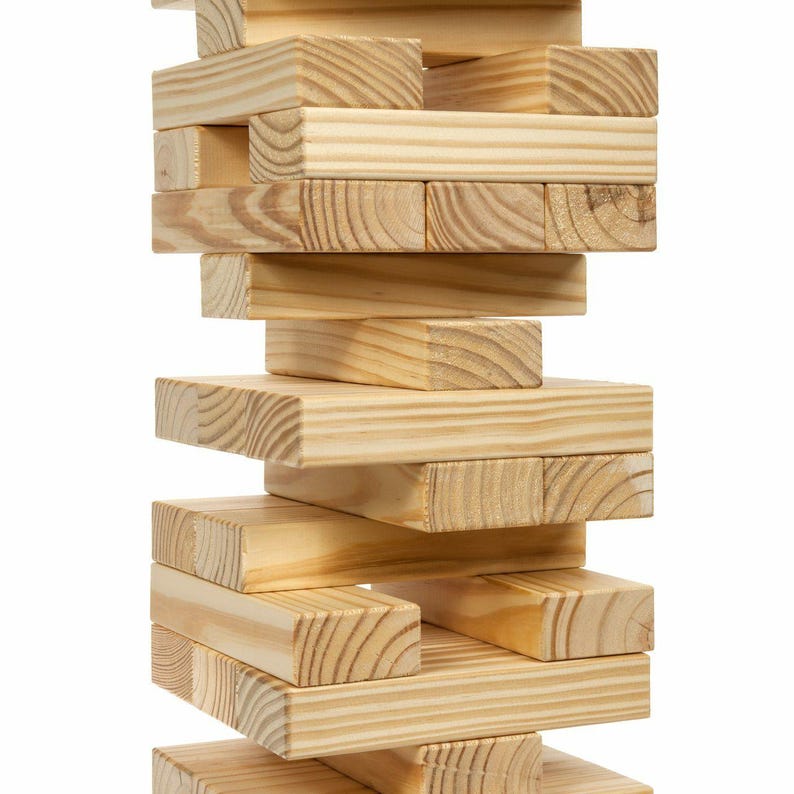 Custom Wedding Giant Tumble Tower With Carrying Case - Etsy