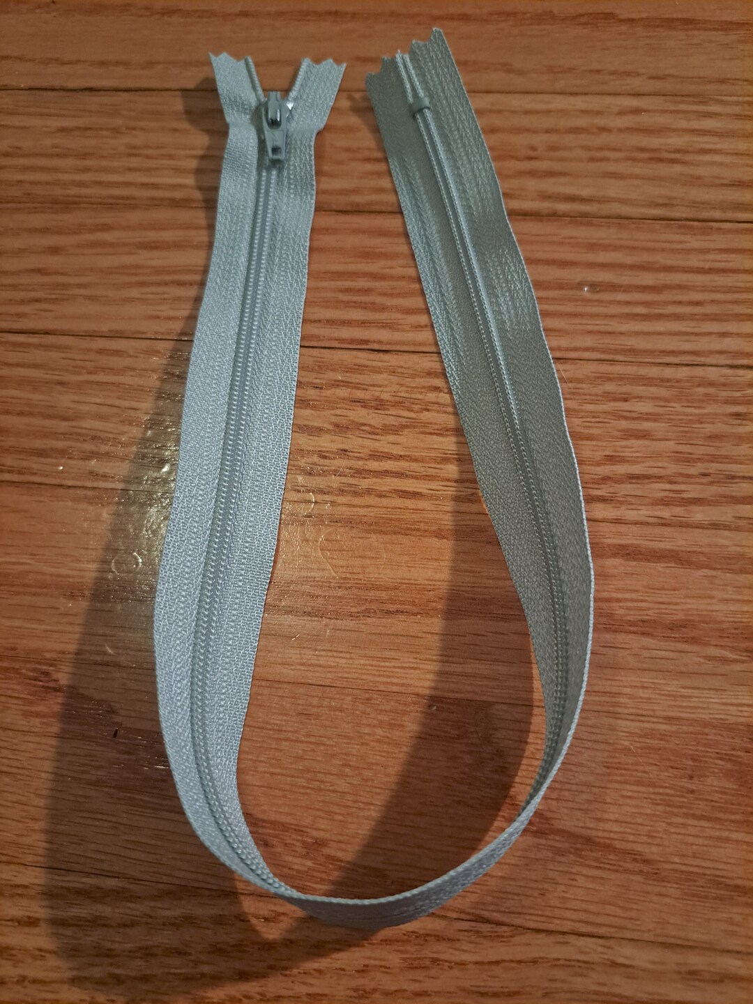 16 Light Gray YKK Zipper Closed Bottom Light Weight 3 - Etsy