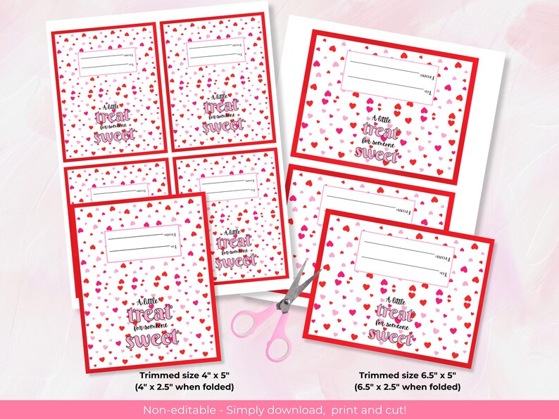 Valentine Treat Bag Toppers Printable – Instant Download - Etsy