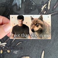 Team Jacob Sticker - Twilight Merch - Jacob Black - Kiss-cut Stickers ...