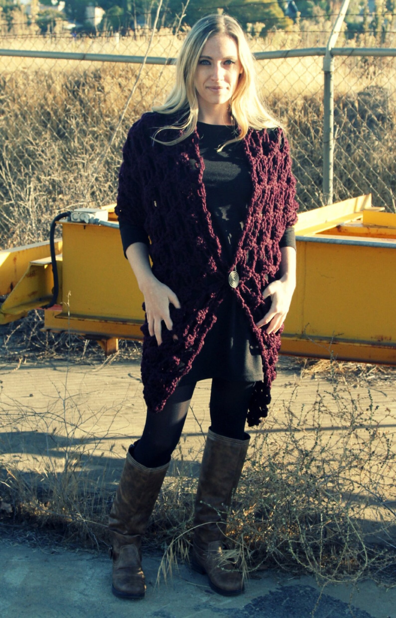 Crochet Pattern - Easy - the Any Way Wrap - Etsy