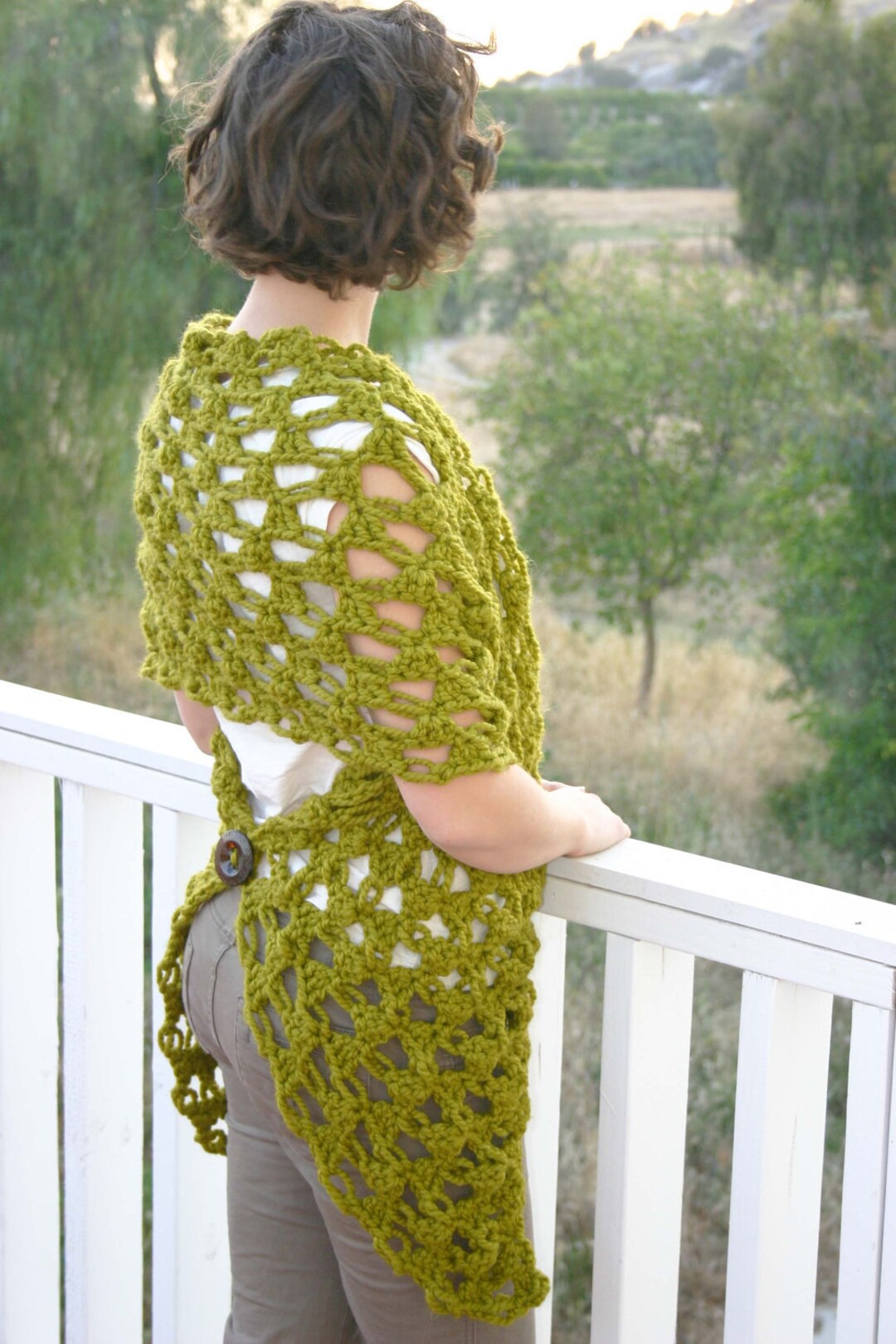 Crochet Pattern - the Any Way Wrap - Etsy