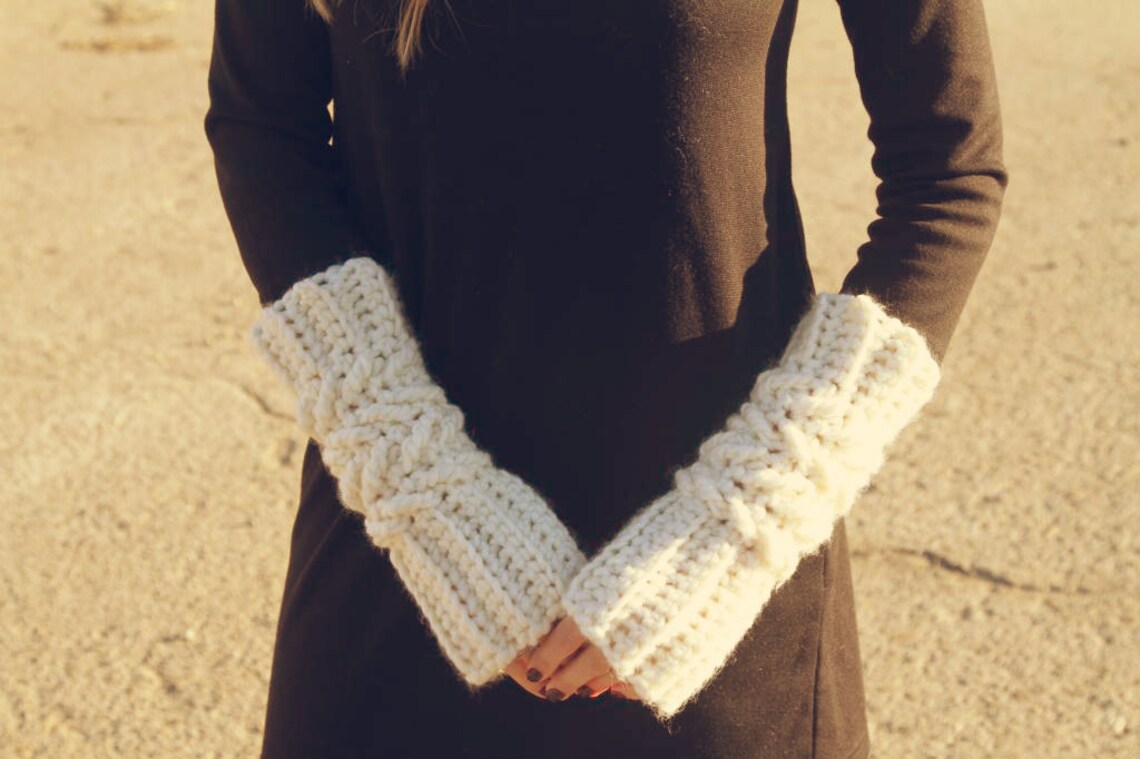 Crochet Pattern - Easy - Snow Leopard Paws - Pattern for Fingerless ...