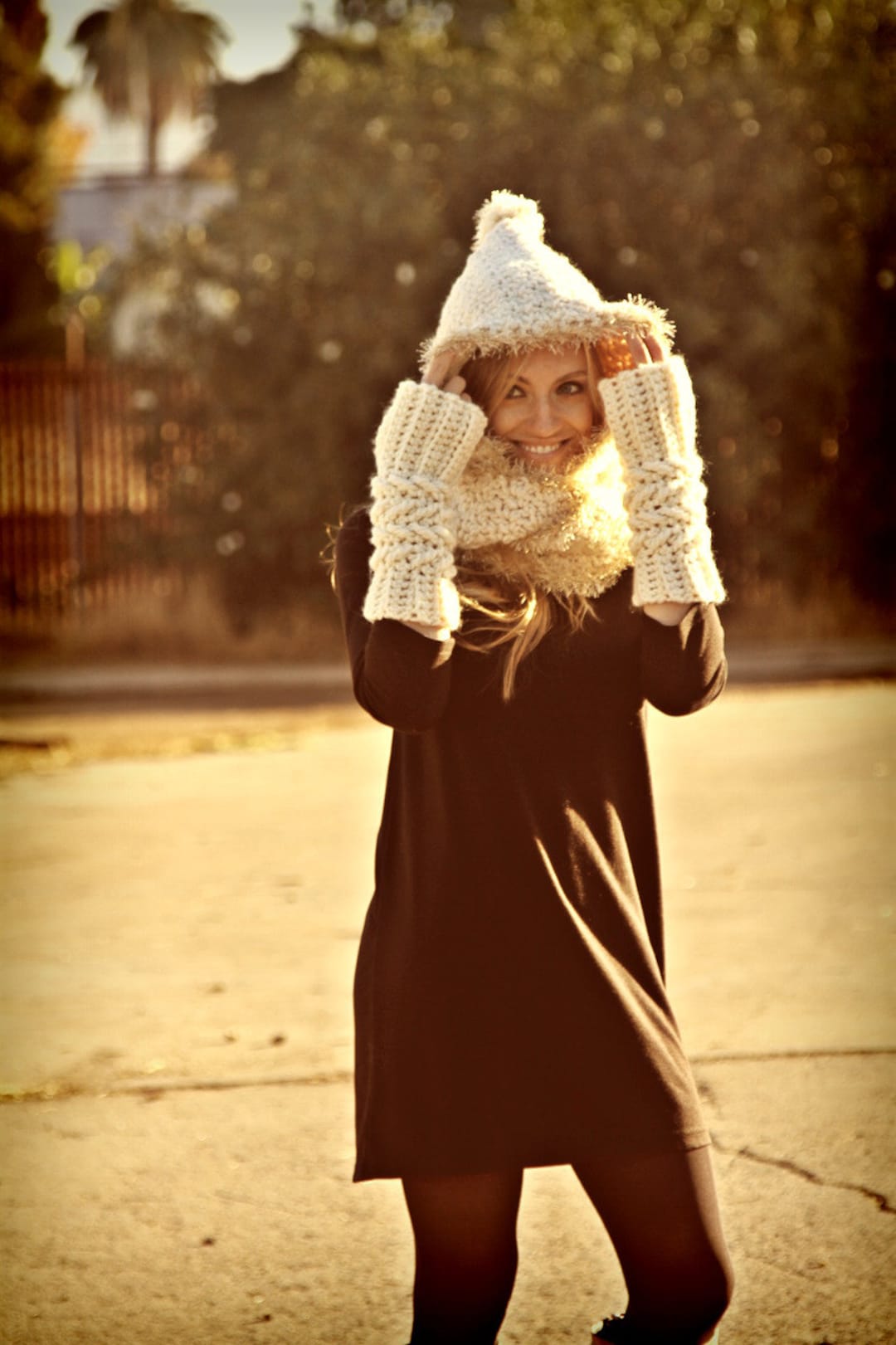 Crochet Pattern - Eskimo Hooded Cowl Easy Pattern - Etsy