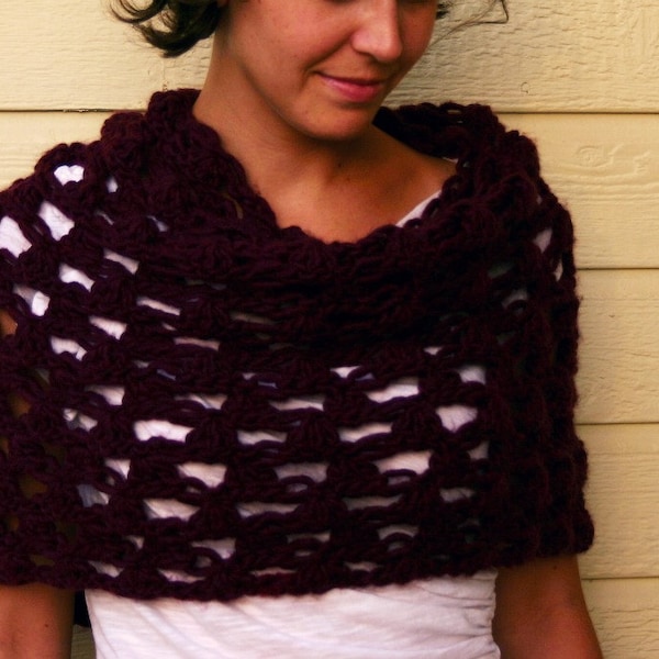 Crochet Pattern the Any Way Wrap Pattern - Etsy
