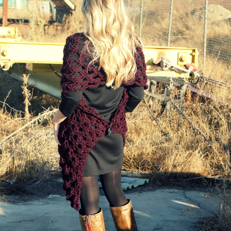Crochet Pattern - Easy - the Any Way Wrap - Etsy