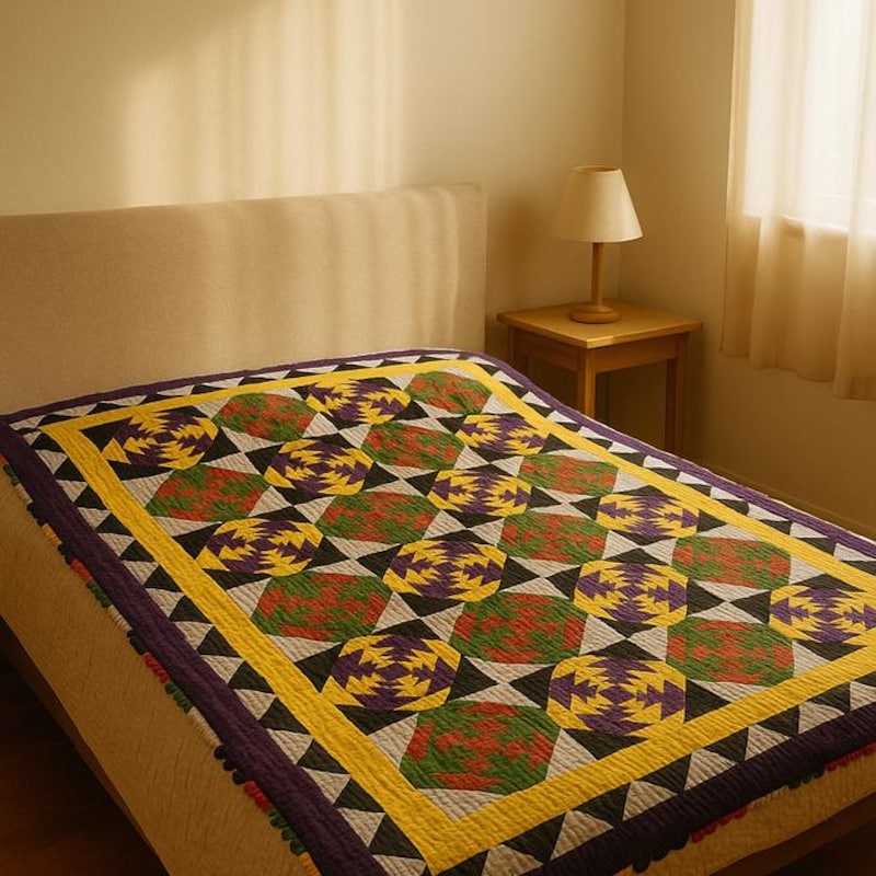 Made in Pakistan Quilt - Etsy UK