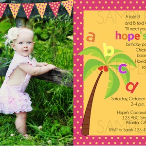 Chicka Chicka Boom Boom Birthday Invitations Chicka Chicka Boom Boom ...