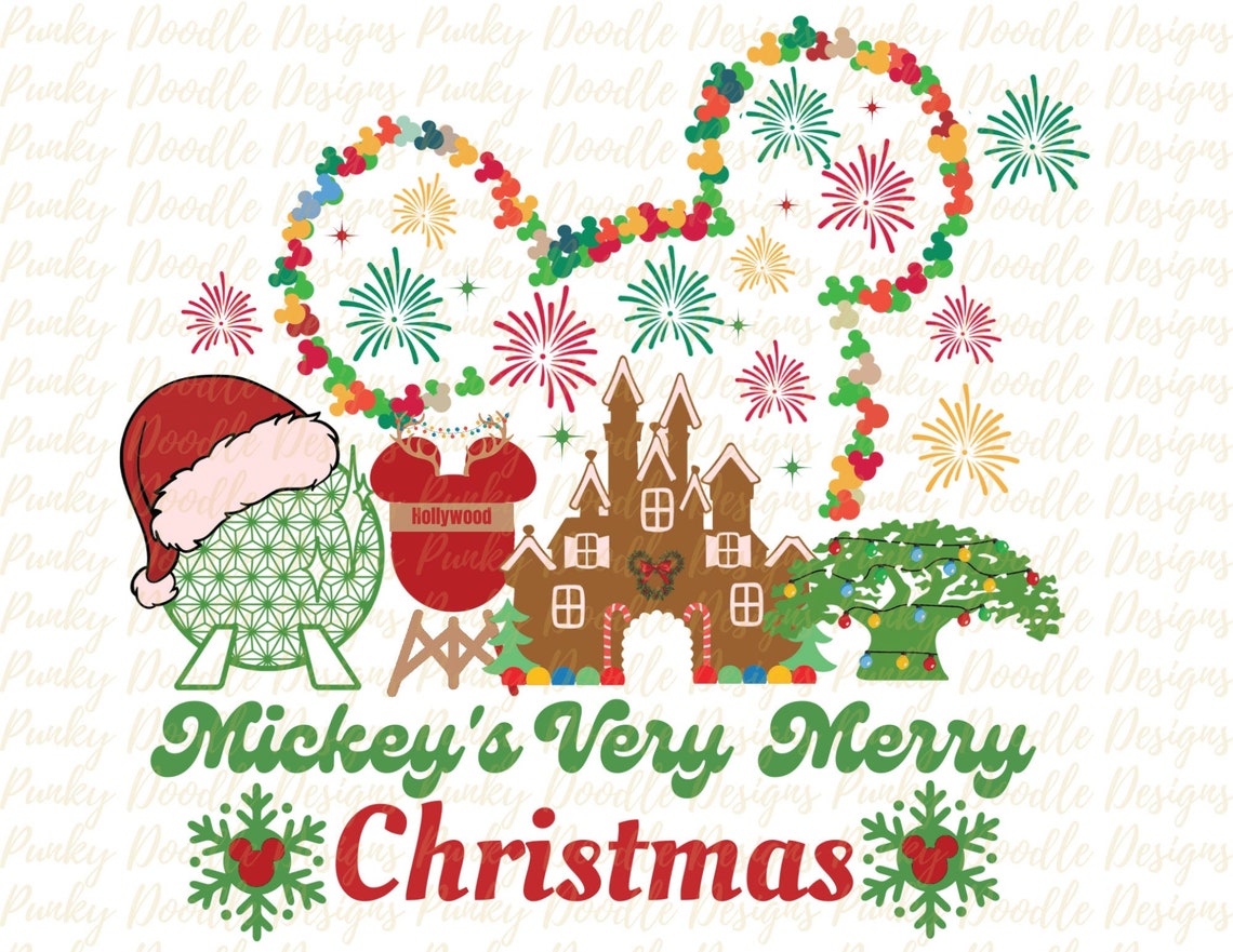 Mickey's Very Merry Christmas Party PNG| Mickey Minnie Christmas Png ...