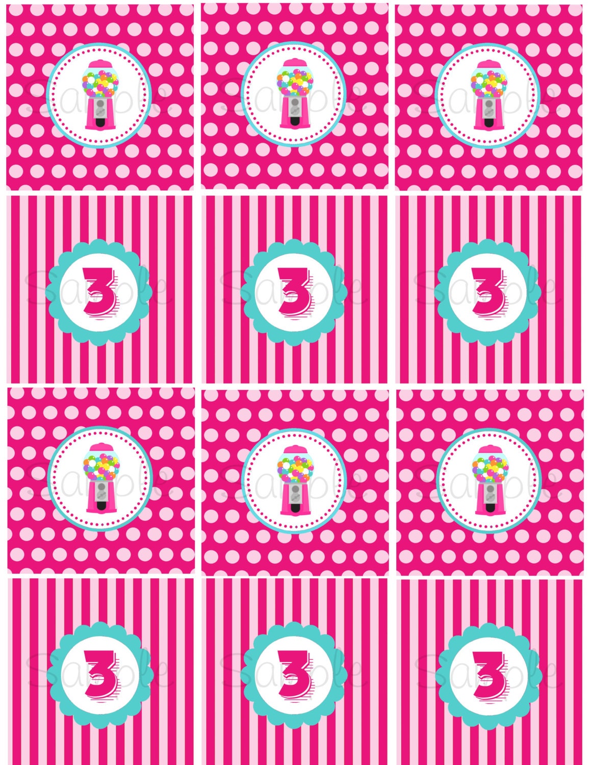Custom Printable Sweet Shop or Candy Shop Birthday Party 2 | Etsy UK