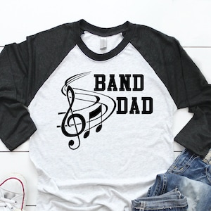 Band DAD SVG Music, Marching Band, Music Note, Dad Tshirt Design ...