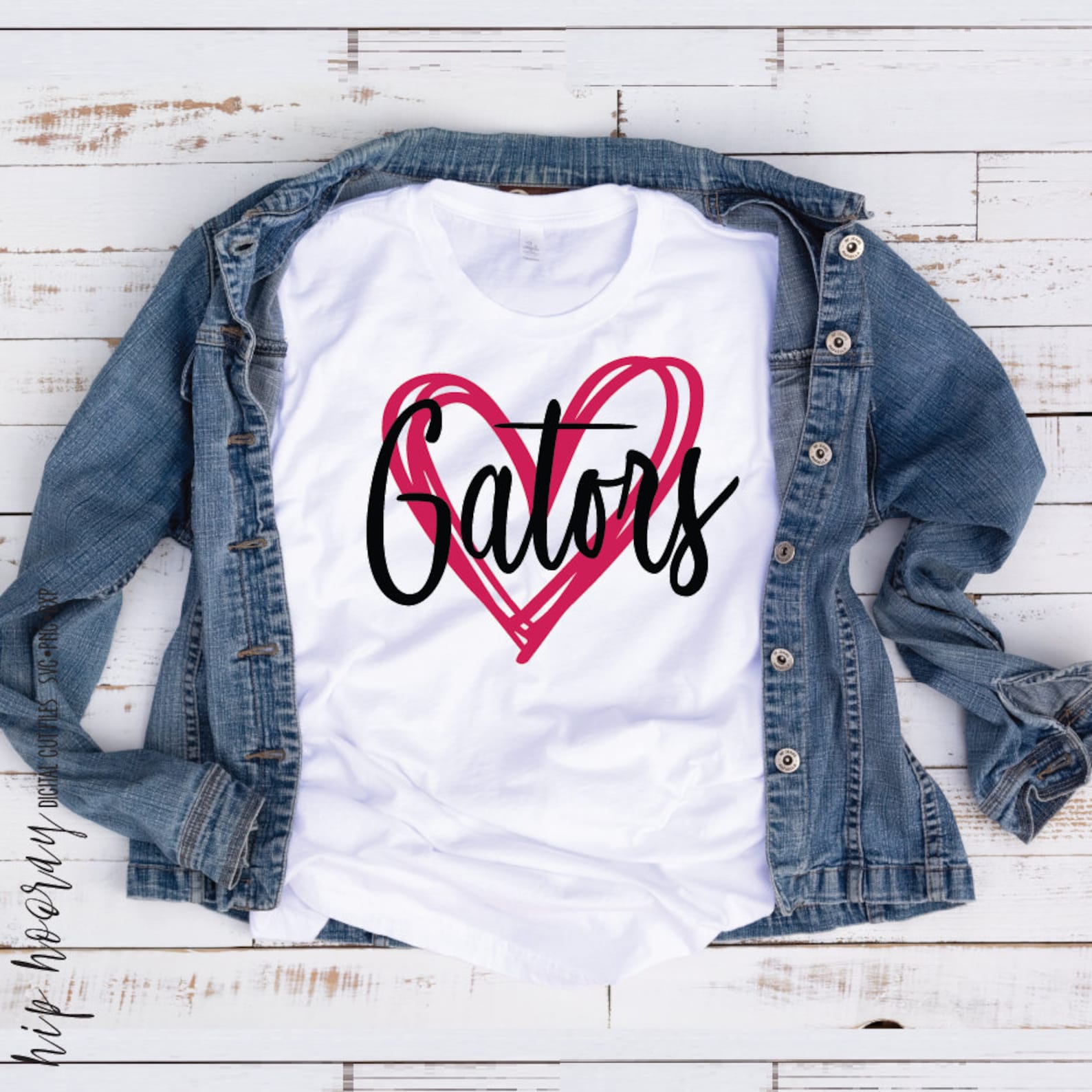 Gators SVG Heart Volleyball Booster Club Football Soccer Band - Etsy