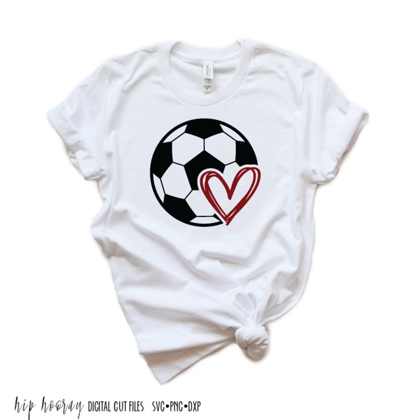 Soccer SVG Ball Heart FBC High School Spirit Middle Junior Mom T-shirt ...