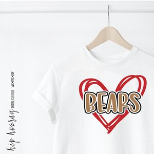 Bears SVG Digital Download Cut File Sticker Football Soccer Team ...