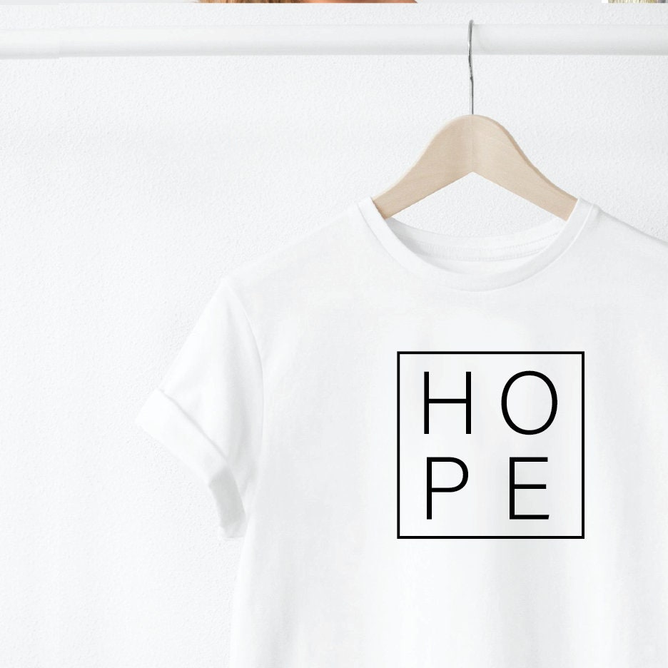 HOPE Svg Png Positive Inspirational Religious Text Phrase | Etsy