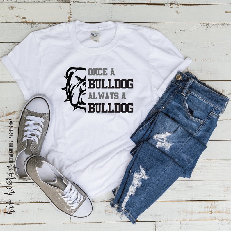 Bulldogs SVG PNG Sublimation Once A Bulldog Football Soccer Band ...