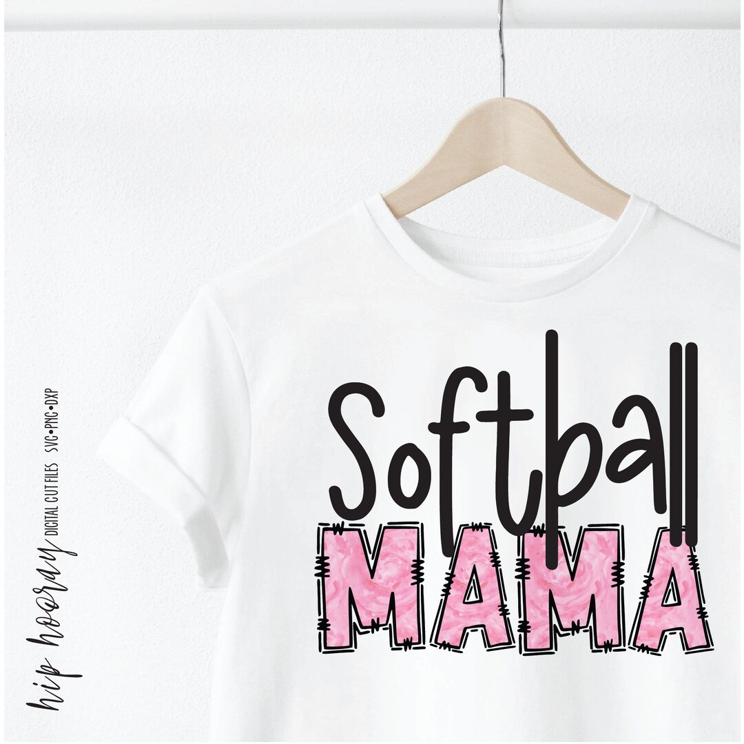 Softball Mama Shirt Soft Girl Sublimationfastpitch Softball SVG ...