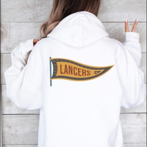 Pennant Mascot Lancers PNG SVG Digital File for High School College ...