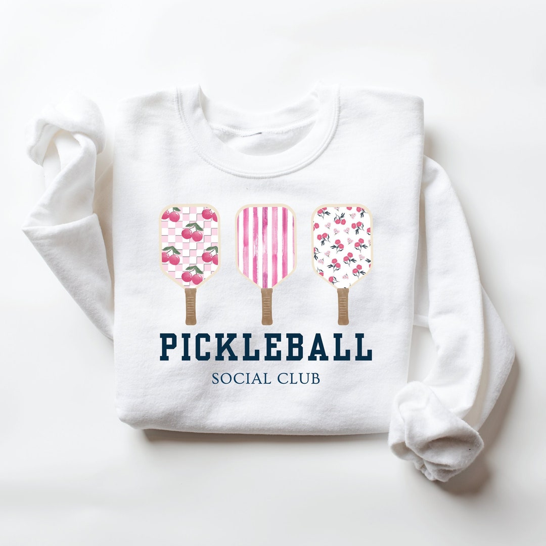 Pickleball Paddles PNG Set Digital JPG Social Club Preppy and ...