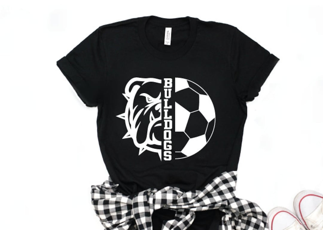 Bulldogs SVG Soccer Mom SVG Bulldog T-shirt Design Mascot Tailgate ...