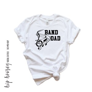 Band DAD SVG Music, Marching Band, Music Note, Dad Tshirt Design ...