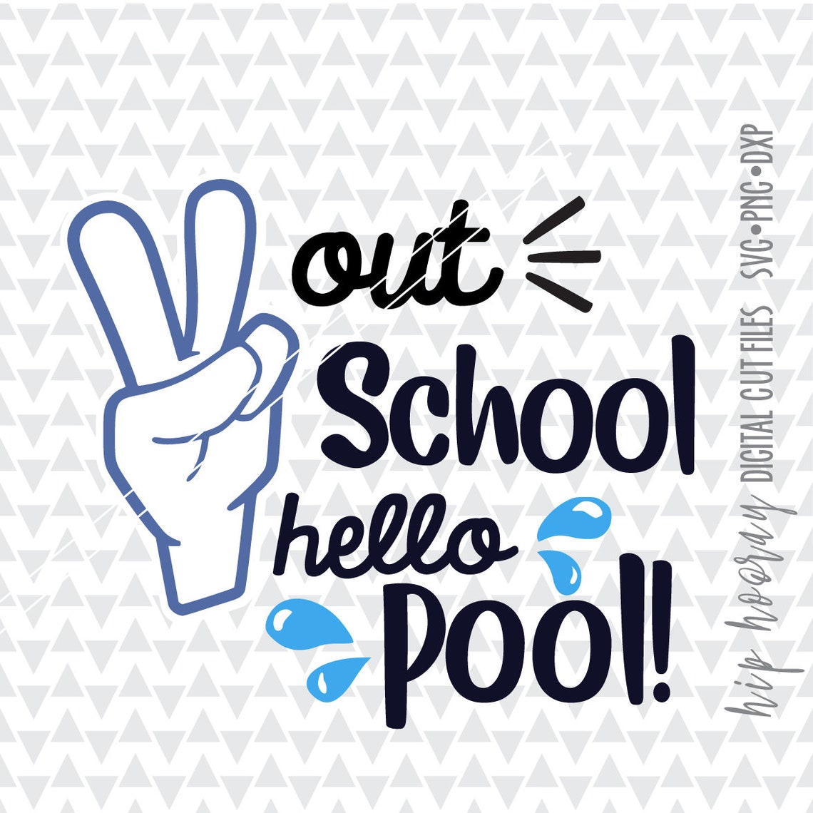 Peace Out School so Long School Hello Pool Its Summer Yall - Etsy