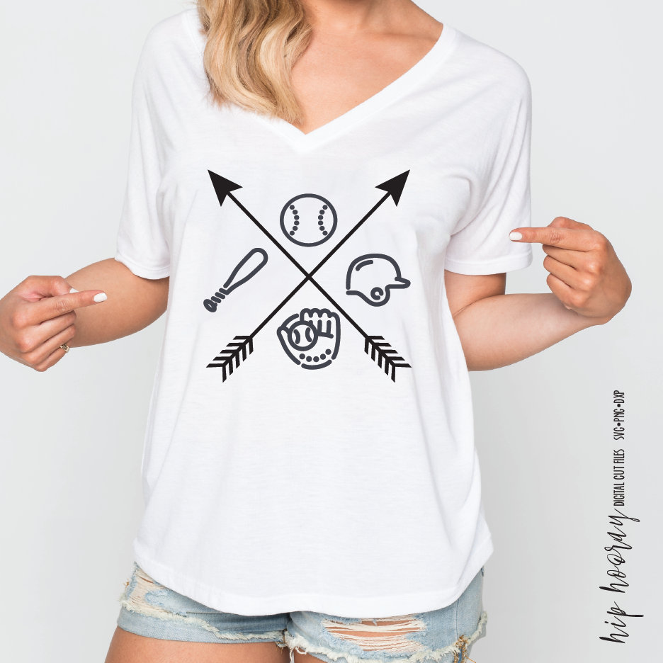 Baseball SVG Fastpitch Softball Sticker Bat Ball Glove Tshirt | Etsy