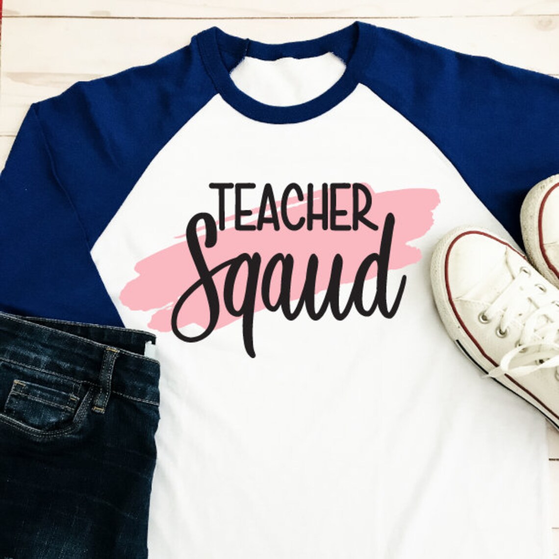 Teacher Squad SVG Back to School Teach First Day Educator Iron | Etsy