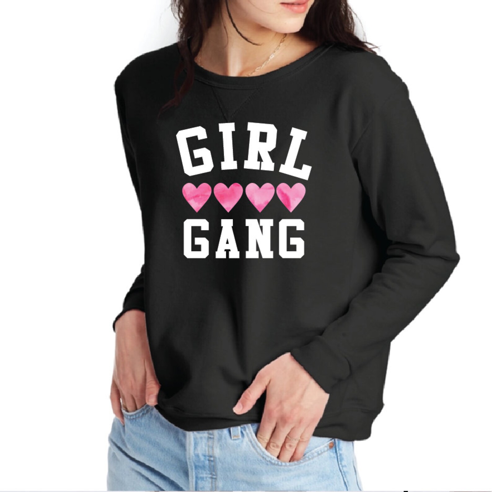 Girl Gang SVG Sublimation Printing Hearts Sisterhood - Etsy